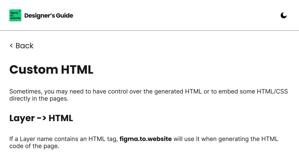 custom-html
